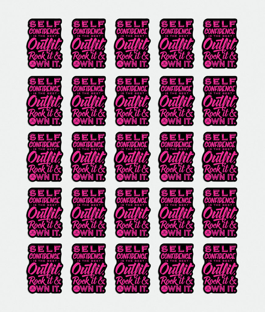 Self Confidence sticker pack 25PCs– SweetLegs
